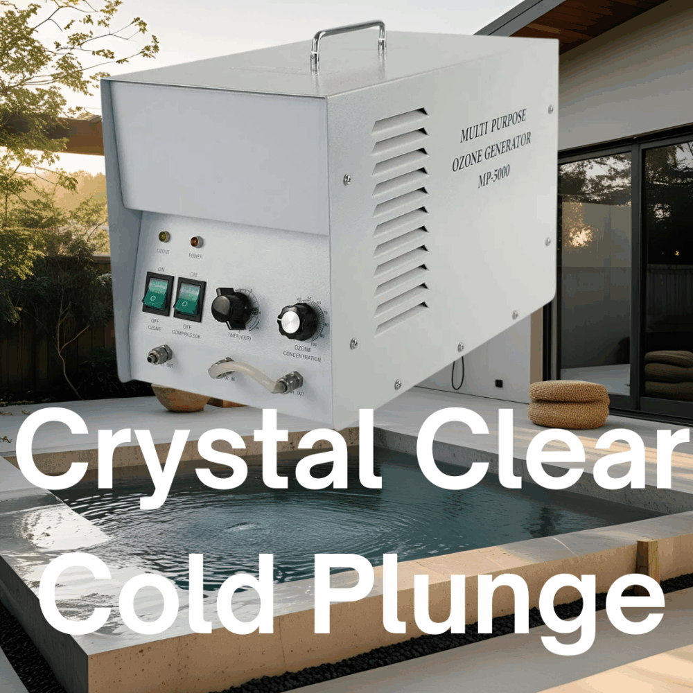 Keep Your Cold Plunge Water Crystal Clear with Ozone Generator MP-3000 ...